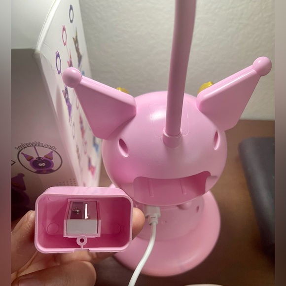 Other | Kawaii Kuromi My Melody Table Lamp With Pencil Sharpener | Poshmark